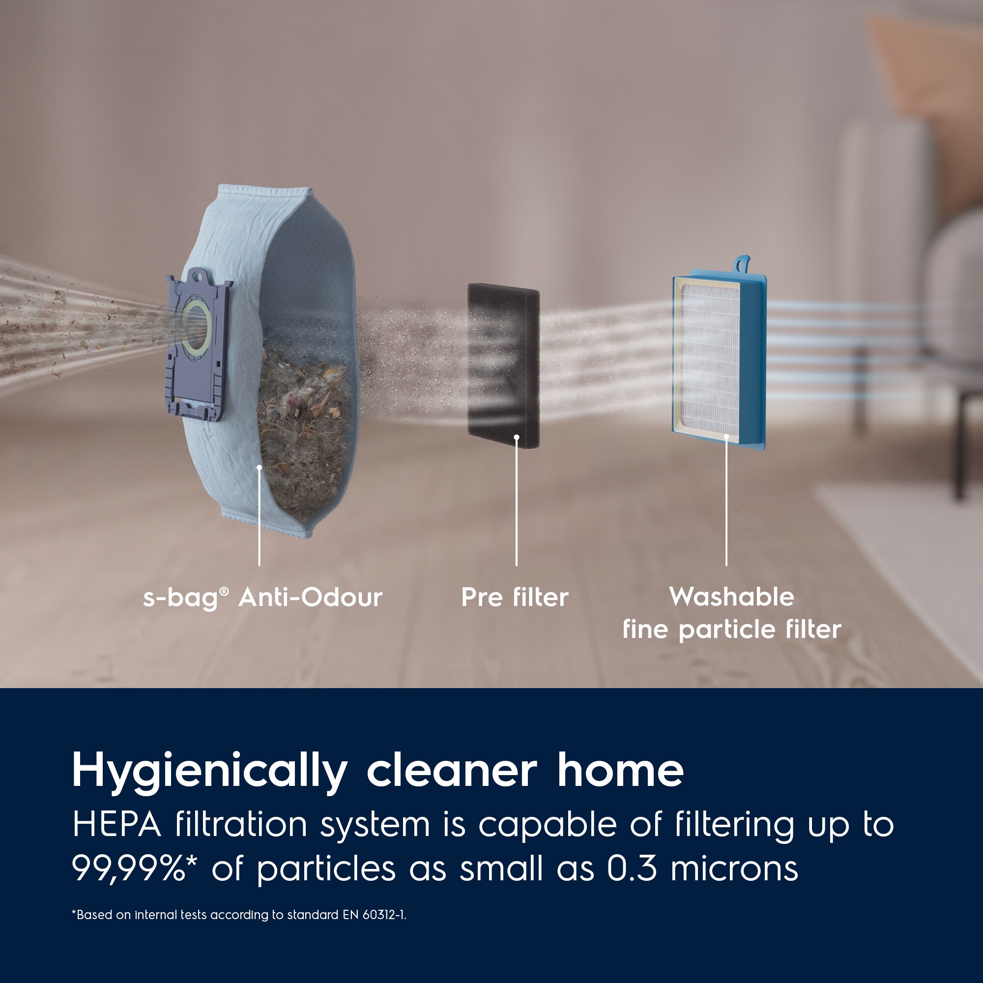 Pure D8 Støvsuger m/pose 57 dB Støvsuger | Electrolux